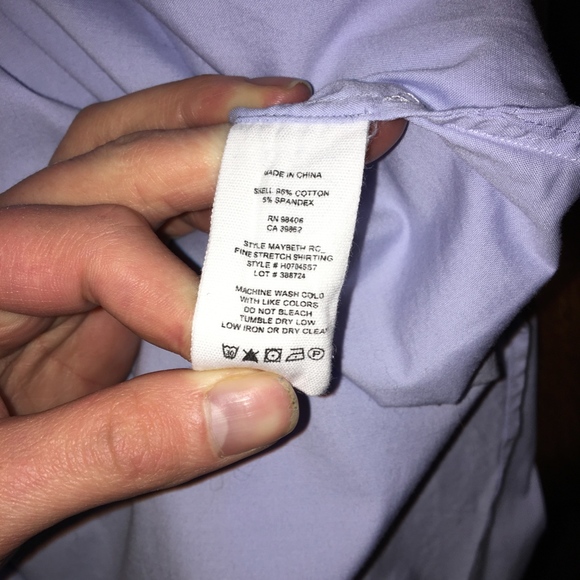 Theory | Tops | Theory Baby Blue Maybeth Button Down Shirt Size Sm ...